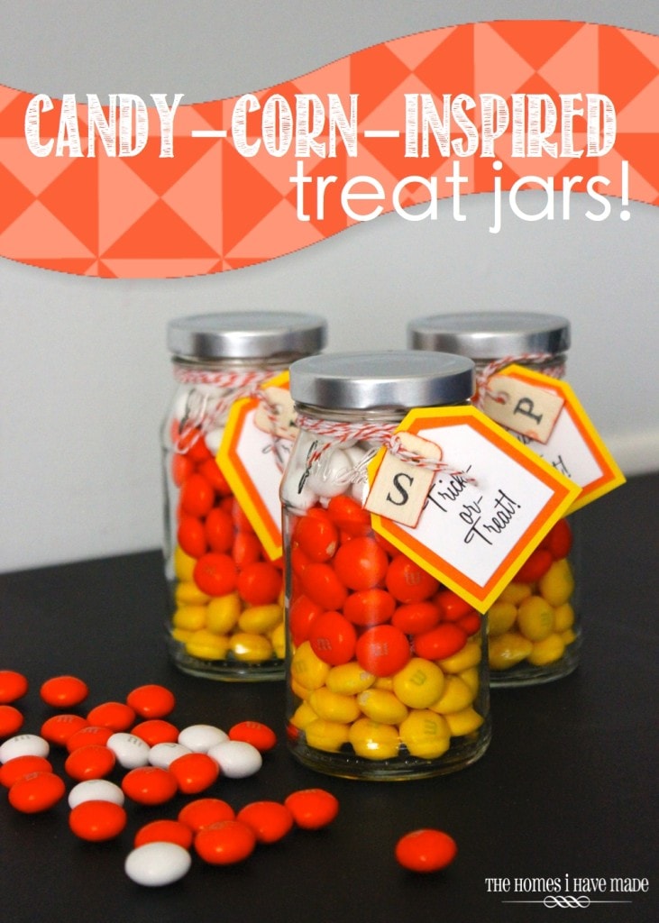 Candy Corn Inspired Treat Jars The Homes I Have Made