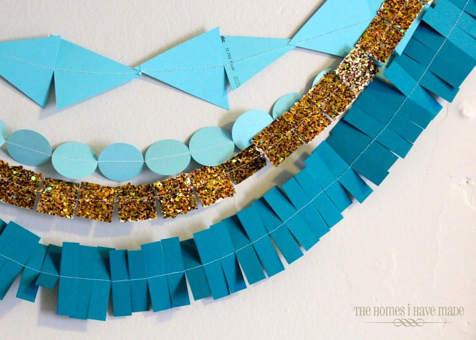 A Feel-Good Project - Simple Paper Bunting - The Homes I Have Made