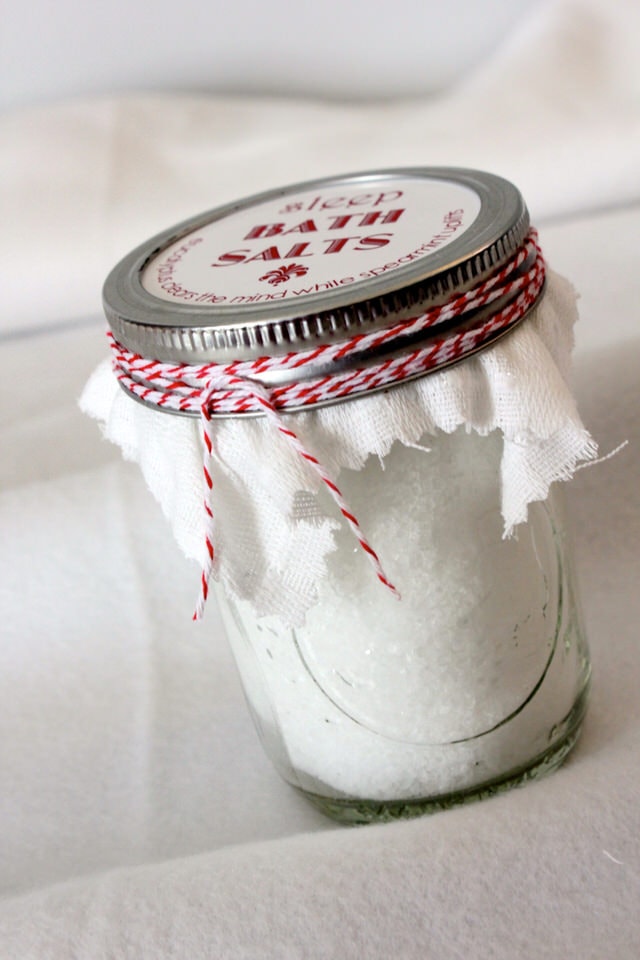 Homemade Bath Salts (With free printable labels!) - The Homes I Have Made