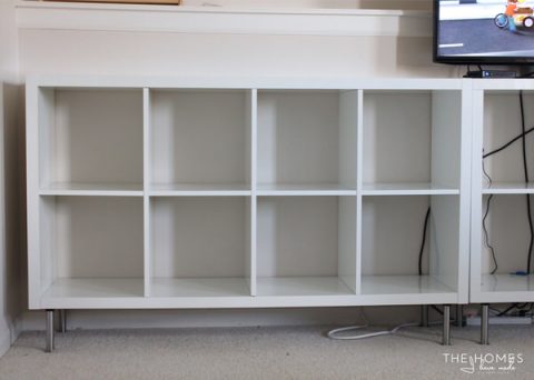 How To Add Feet to an IKEA Kallax - The Homes I Have Made