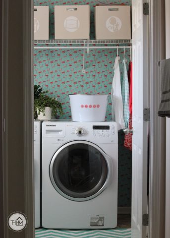 How to Hang Wrapping Paper as Wallpaper - The Homes I Have Made