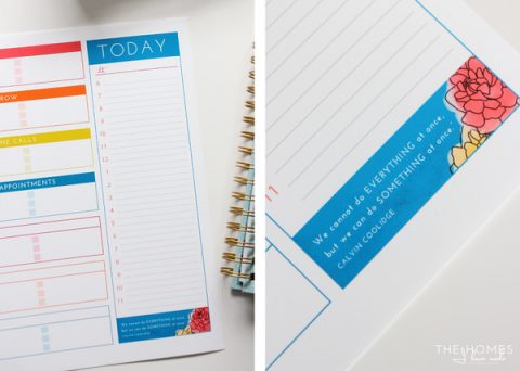 Productivity Printable - The Homes I Have Made