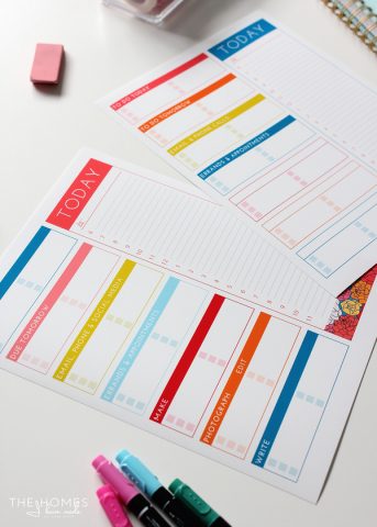 Productivity Printable - The Homes I Have Made