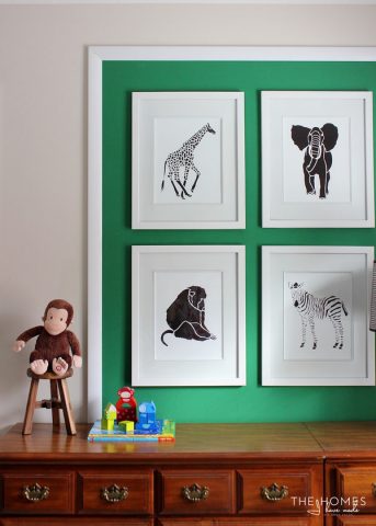 Renter-Friendly Walls: Fabric Feature Wall Installation - The Homes I ...