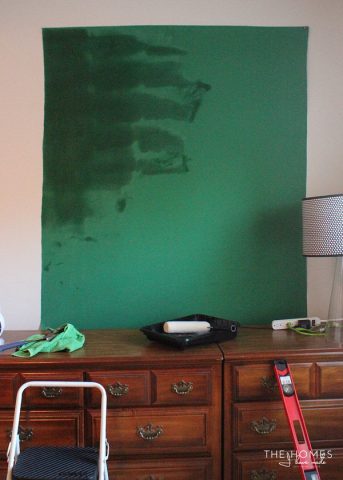 Renter-Friendly Walls: Fabric Feature Wall Installation - The Homes I ...