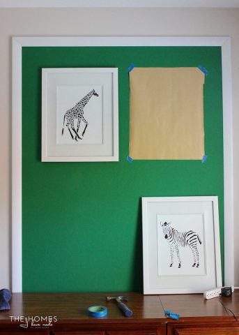 Renter-Friendly Walls: Fabric Feature Wall Installation - The Homes I ...