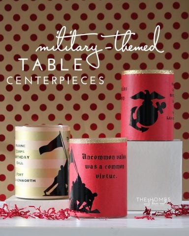 Easy Military Table Centerpieces - The Homes I Have Made