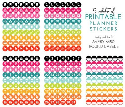 A Tour of My 2016 Planner (with Printable Planner Stickers!) - The ...