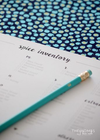 Smart & Simple Way to Organize Spices (With a Printable Inventory ...