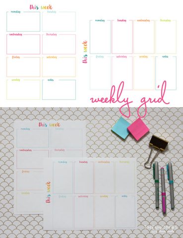 How I Organize My Week (with a Printable Weekly Schedule) - The Homes I ...