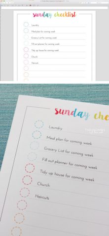 How I Organize My Week (with a Printable Weekly Schedule) - The Homes I ...