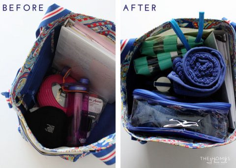 Organize This: Your Gym Bag - The Homes I Have Made