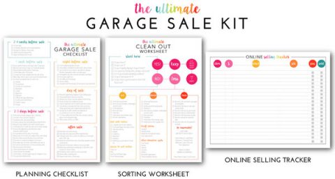 The Ultimate Garage Sale Prep Kit - The Homes I Have Made