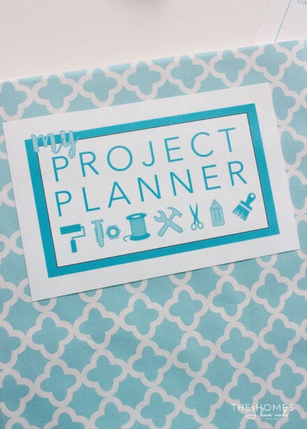 Printable Project Planner - The Homes I Have Made