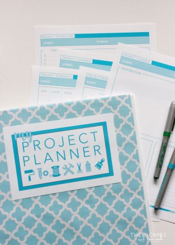 Printable Project Planner - The Homes I Have Made