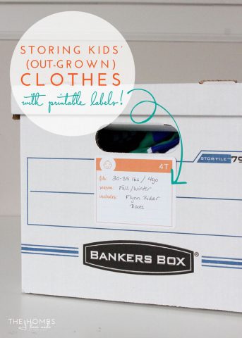 Printable Labels for Kids' Clothes Storage Boxes - The Homes I Have Made