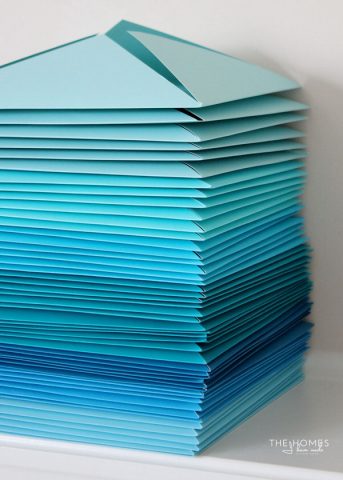 Renter-Friendly Walls: A 3D Paper Mountain Mural - The Homes I Have Made