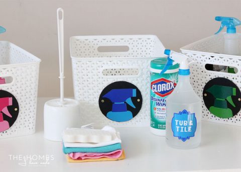 Organize Your Cleaning Supplies with Colorful Cleaning Kits! - The ...