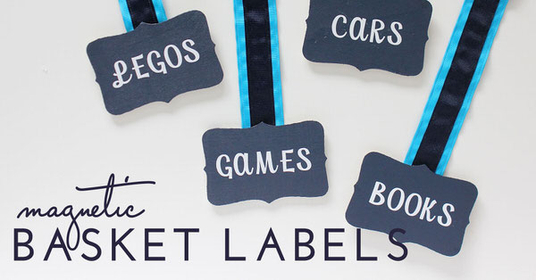 Label ANY Bin or Basket with Magnetic Basket Labels! - The Homes I Have ...