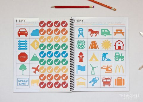 Printable Road Trip Activity and Sticker Book! - The Homes I Have Made