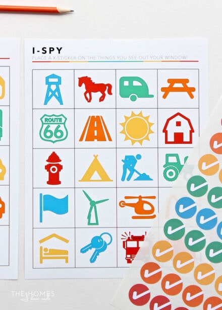 Printable Road Trip Activity and Sticker Book! - The Homes I Have Made