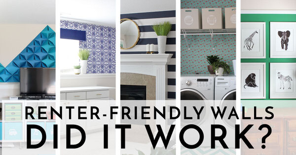 Hit or Miss? Renter-Friendly Walls - The Homes I Have Made