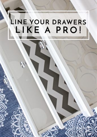 How to Line Drawers with Wallpaper - The Homes I Have Made
