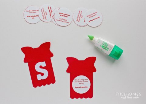 DIY Hidden Holiday Message Advent Calendar - The Homes I Have Made