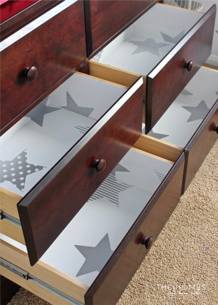 How to Line Drawers with Wallpaper - The Homes I Have Made