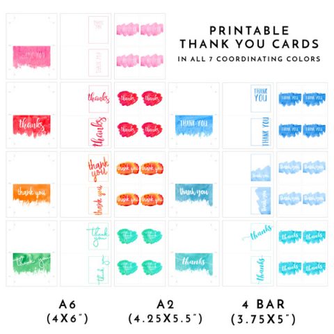 The Say "Thanks" Printable Kit - The Homes I Have Made