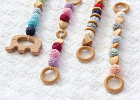 DIY Wood and Bead Baby Teethers - The Homes I Have Made