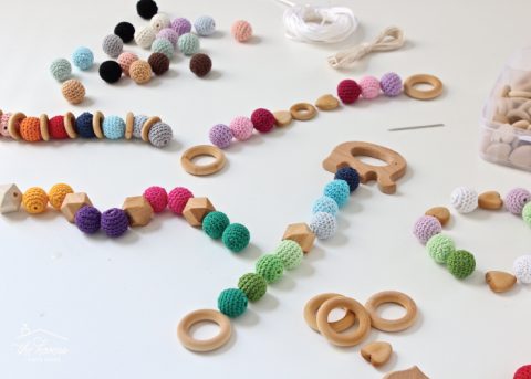 DIY Wood and Bead Baby Teethers - The Homes I Have Made