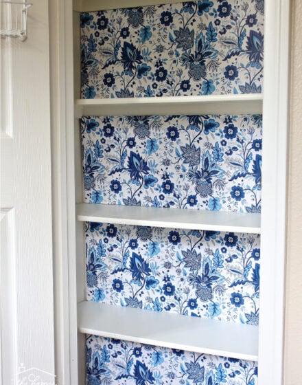 How to Hang Wrapping Paper as Wallpaper - The Homes I Have Made