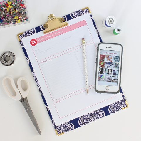 Printable Sewing Project Planner - The Homes I Have Made