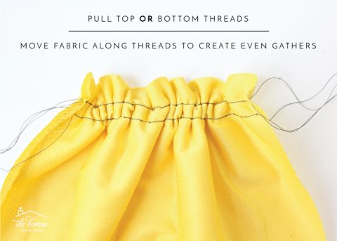 How to Gather Fabric the Right Way - The Homes I Have Made