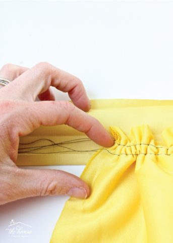 How to Gather Fabric the Right Way - The Homes I Have Made