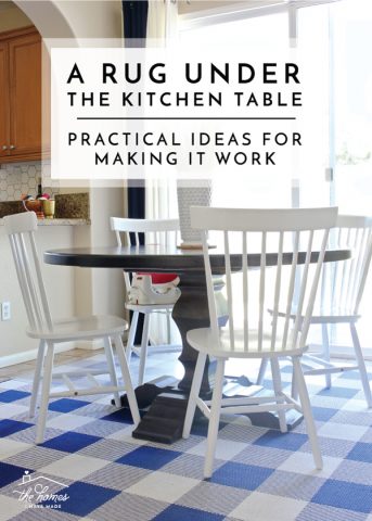 A Rug Under the Kitchen Table | Practical Ideas for Making It Work ...