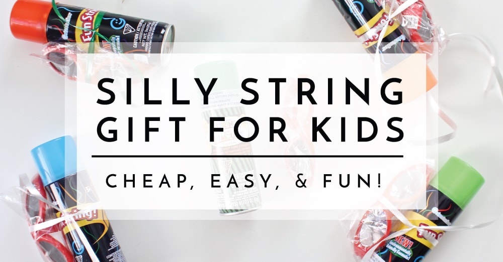 Silly String Gift for Kids! - The Homes I Have Made