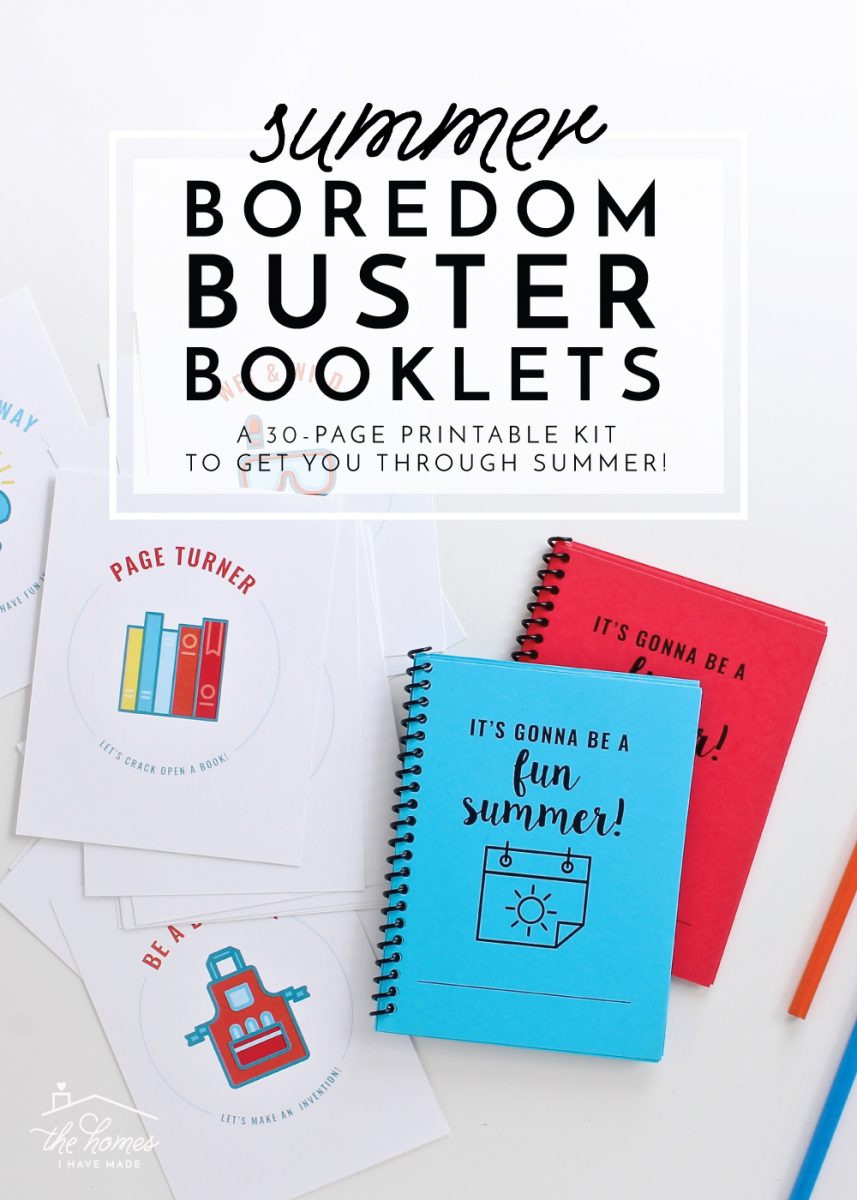 Summer Boredom Buster Booklets - The Homes I Have Made