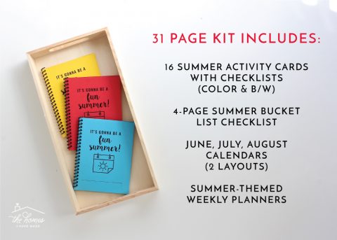 Summer Boredom Buster Booklets - The Homes I Have Made