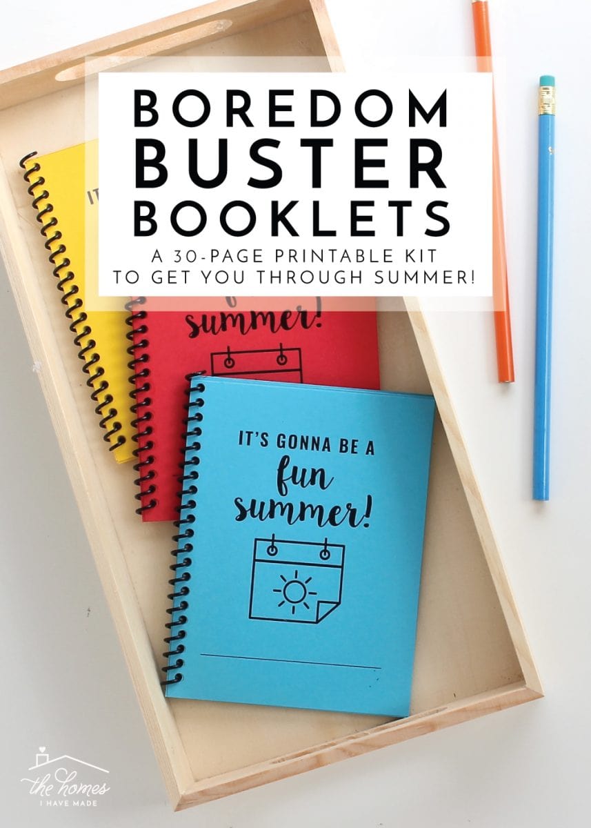 Summer Boredom Buster Booklets - The Homes I Have Made