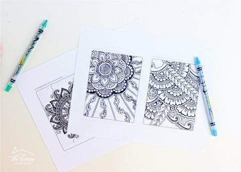 DIY Coloring Books - The Homes I Have Made
