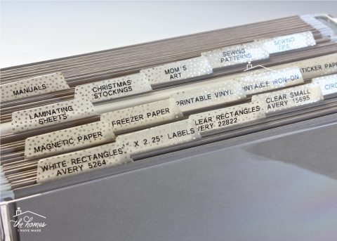 How to Organize Paperwork | Part 4: Crafting Papers - The Homes I Have Made