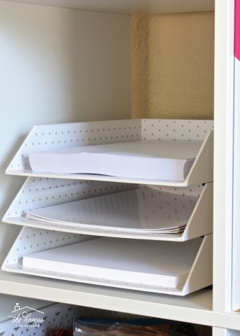 How to Organize Paperwork | Part 4: Crafting Papers - The Homes I Have Made