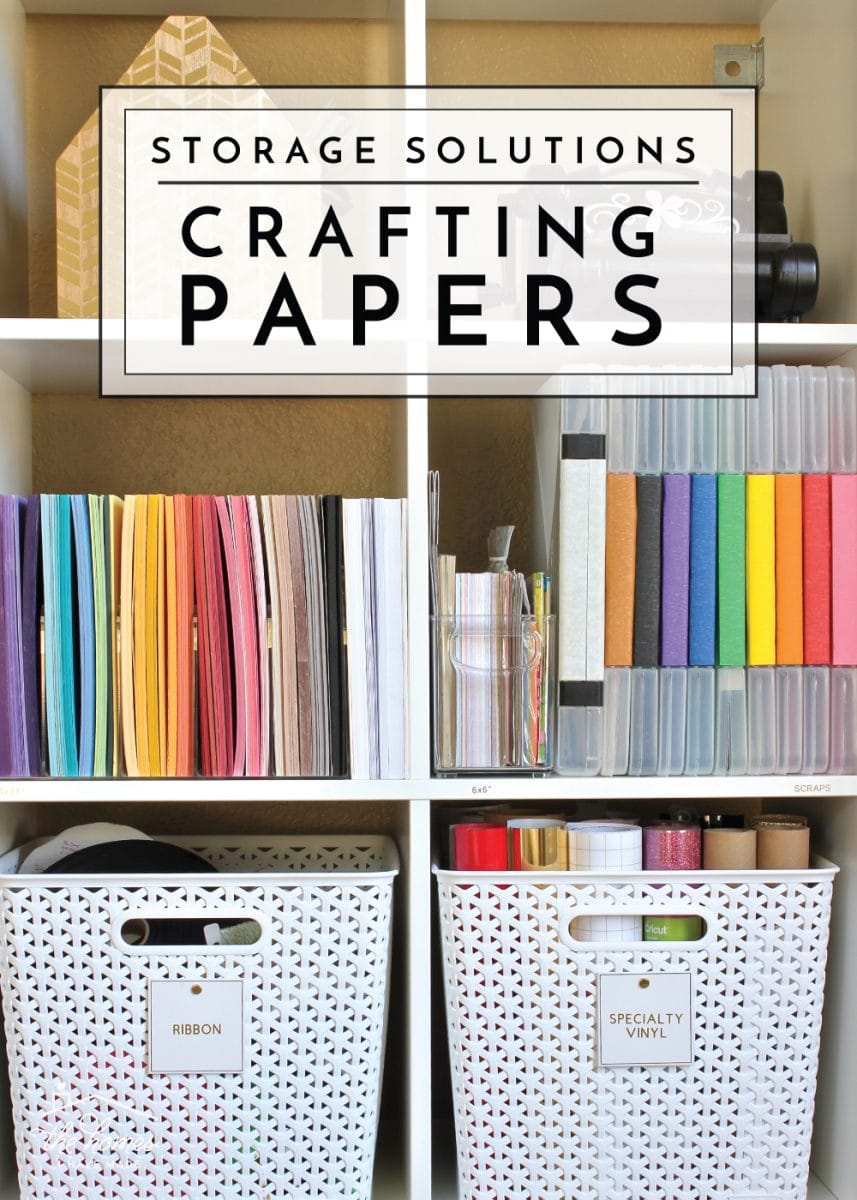 How to Organize Paperwork | Part 4: Crafting Papers - The Homes I Have Made