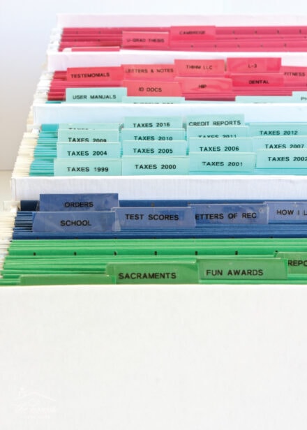 How to Organize Paperwork | Part 3: Filing Strategies - The Homes I ...