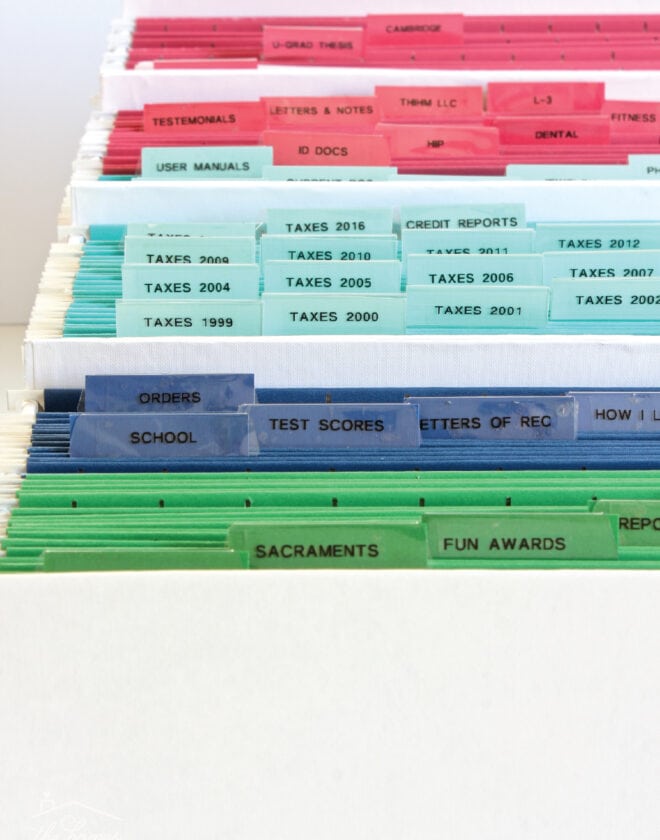 How to Organize Paperwork | Part 5: Creating an Important Documents ...