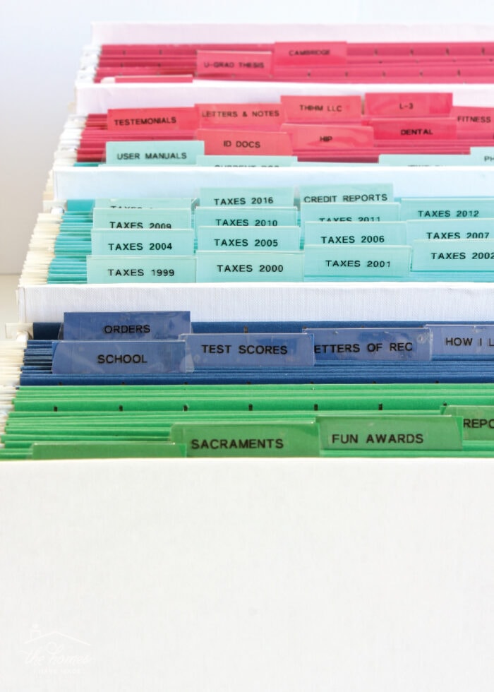 How to Organize Paperwork | Part 3: Filing Strategies - The Homes I ...