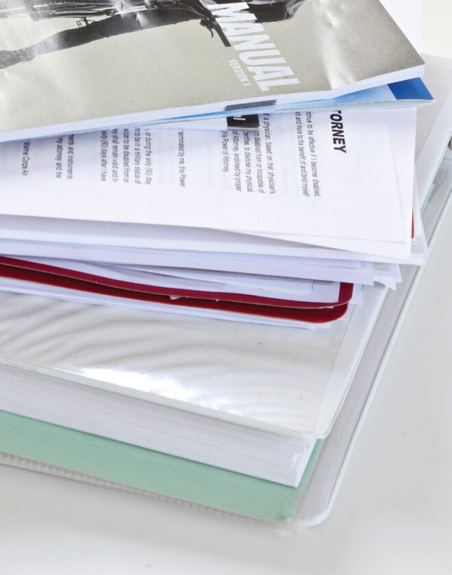 Paperwork Organization - The Homes I Have Made