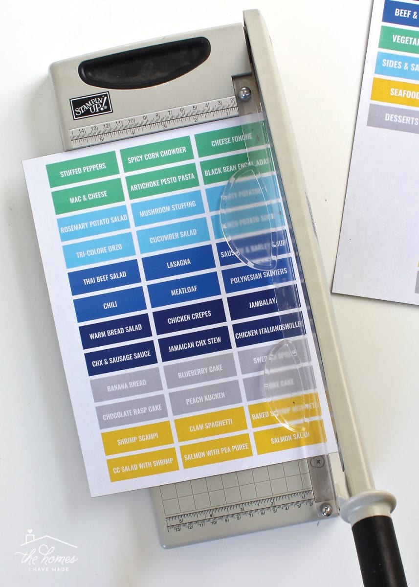 Updated Magnetic Menu Board Printable Kits - The Homes I Have Made